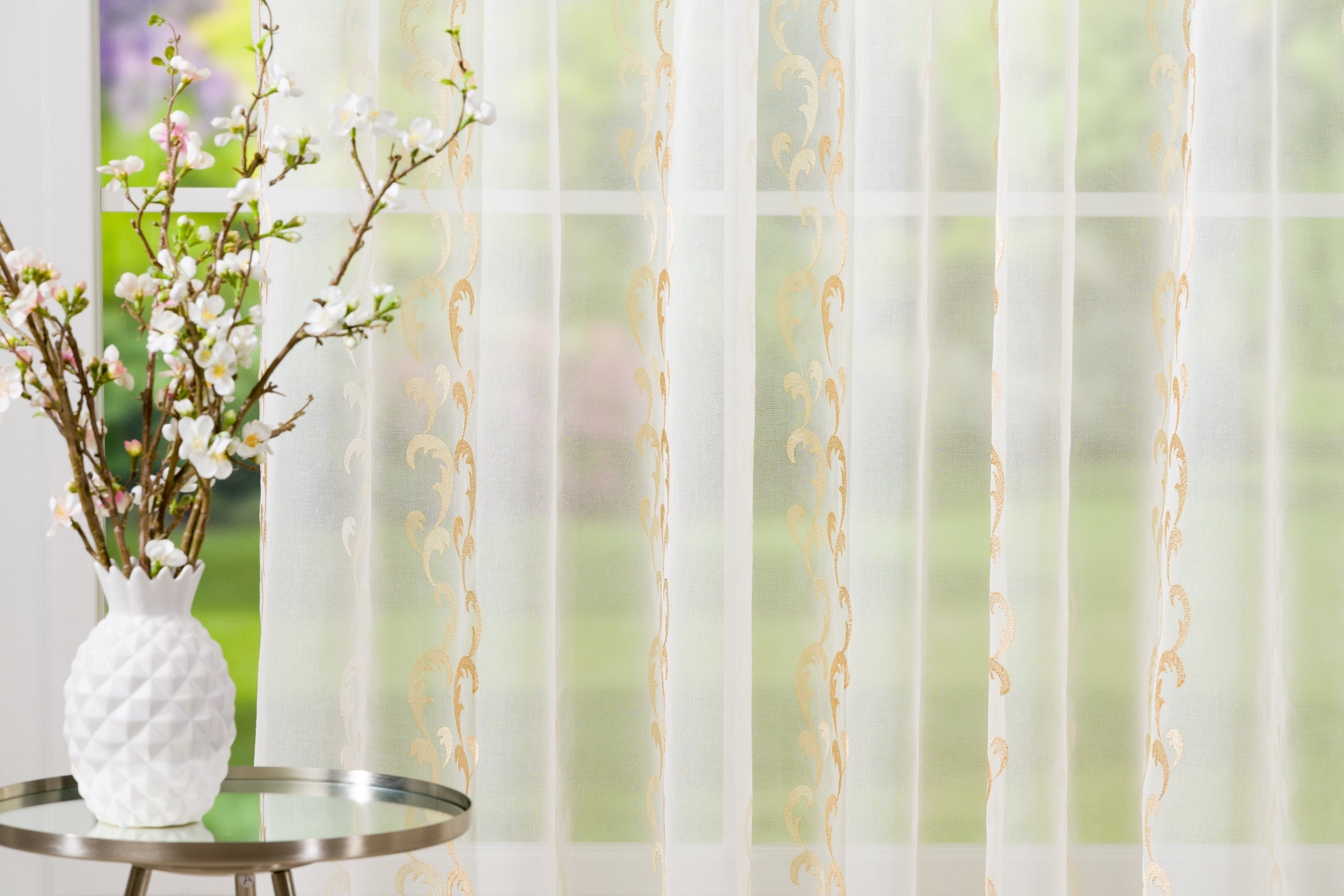 CLARISSA cream Custom Made Curtains - Sheer – Scarlet's Way Australia