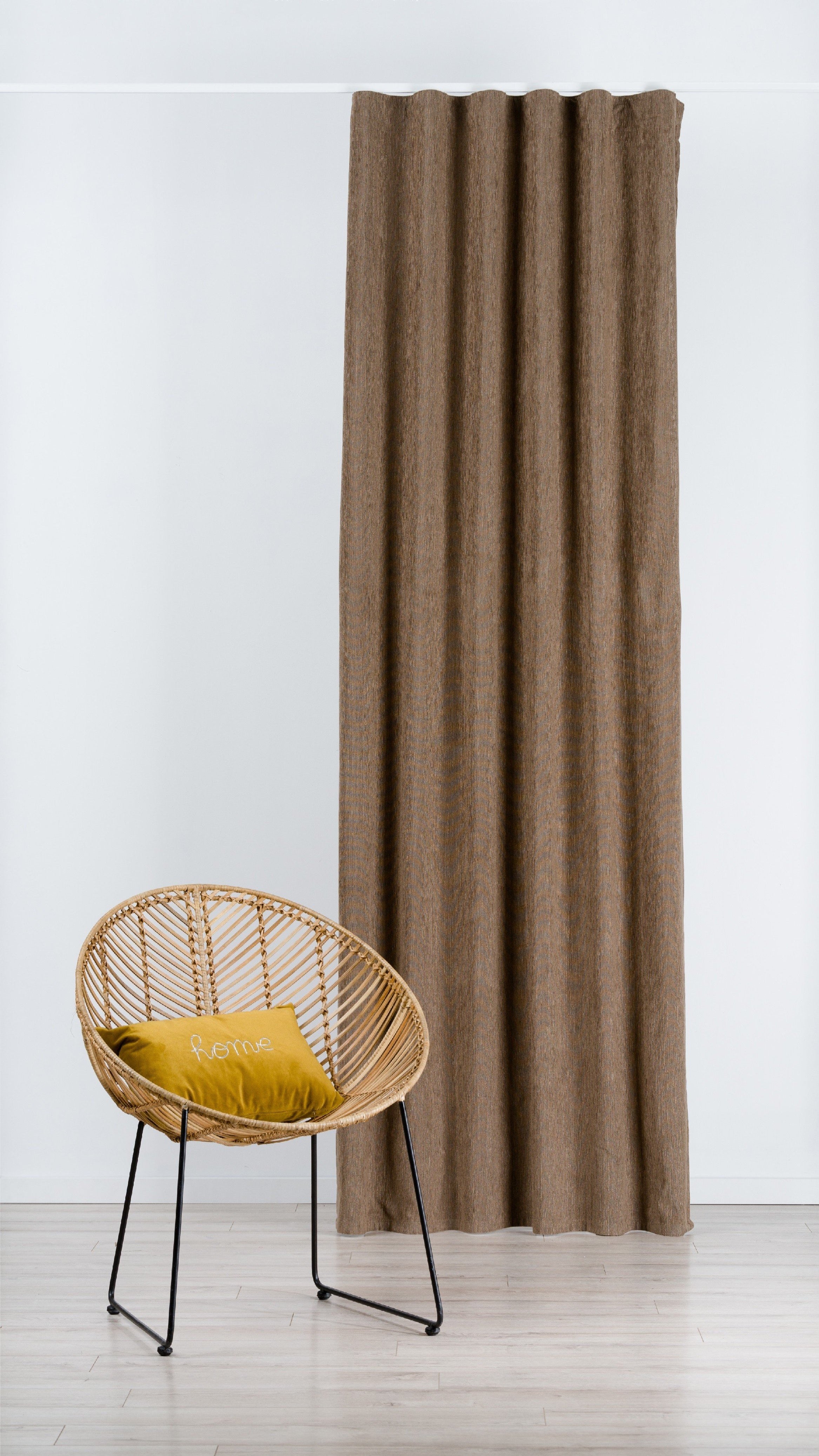 PERON brown velour Custom Made Curtains – Scarlet's Way Australia